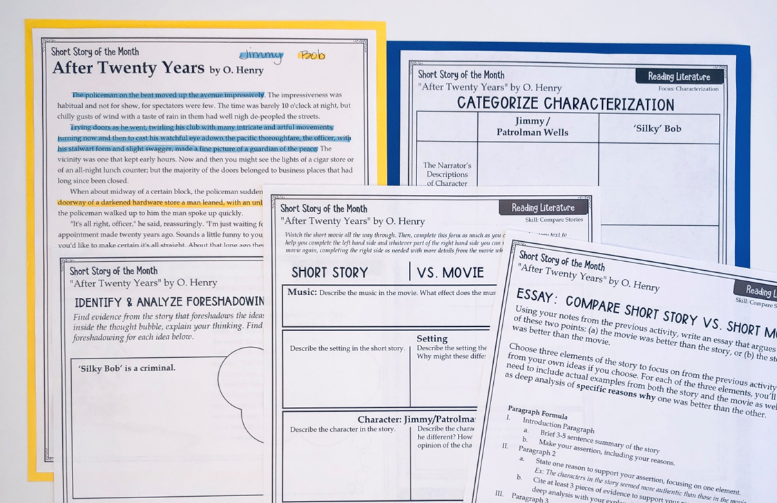 11 SHORT STORIES TO READ WITH 7TH GRADE – I'm Lovin' Lit